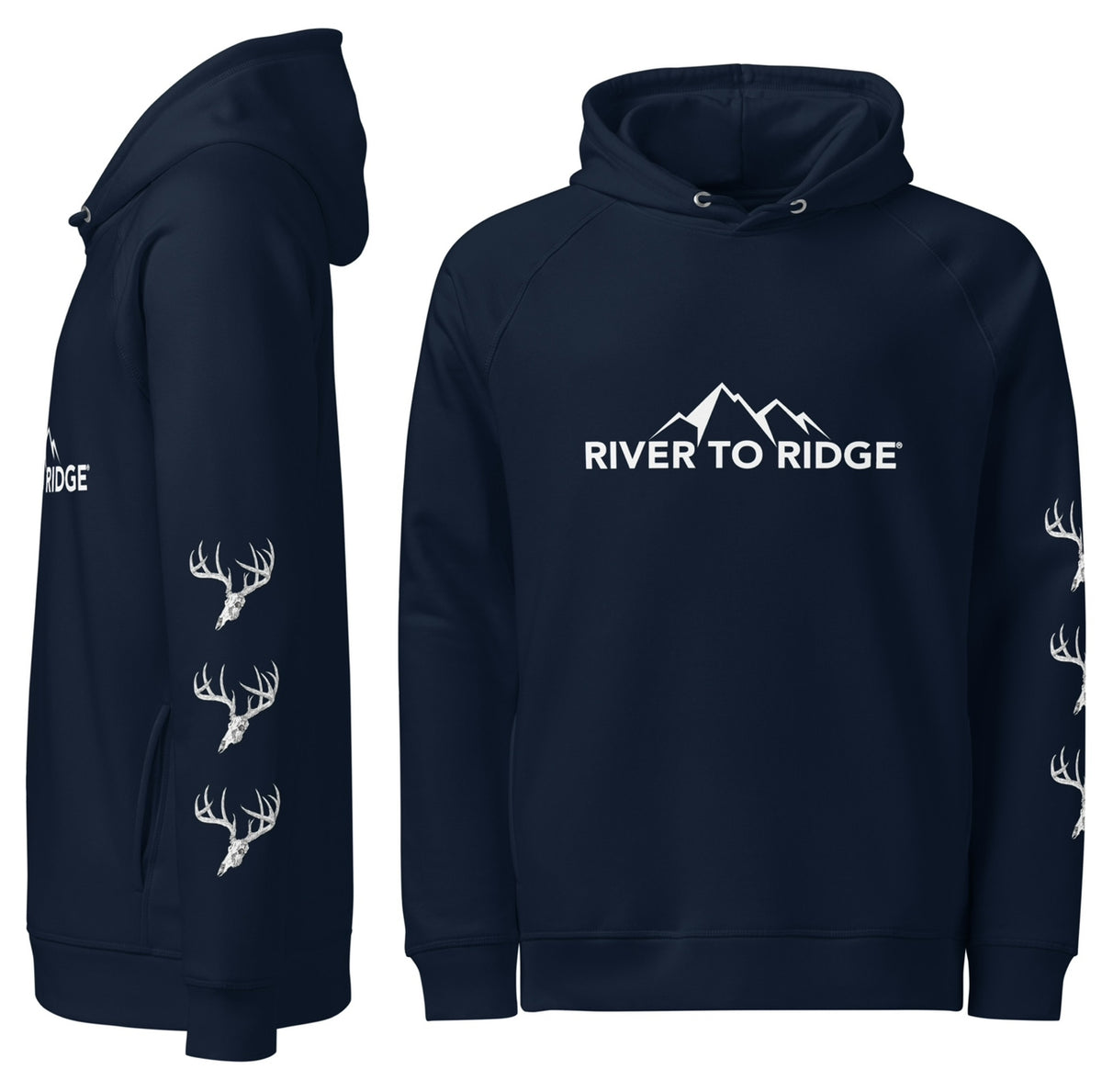 Women’s River to Ridge Whitetail Deer, Hidden Side Pocket Premium Hood ...