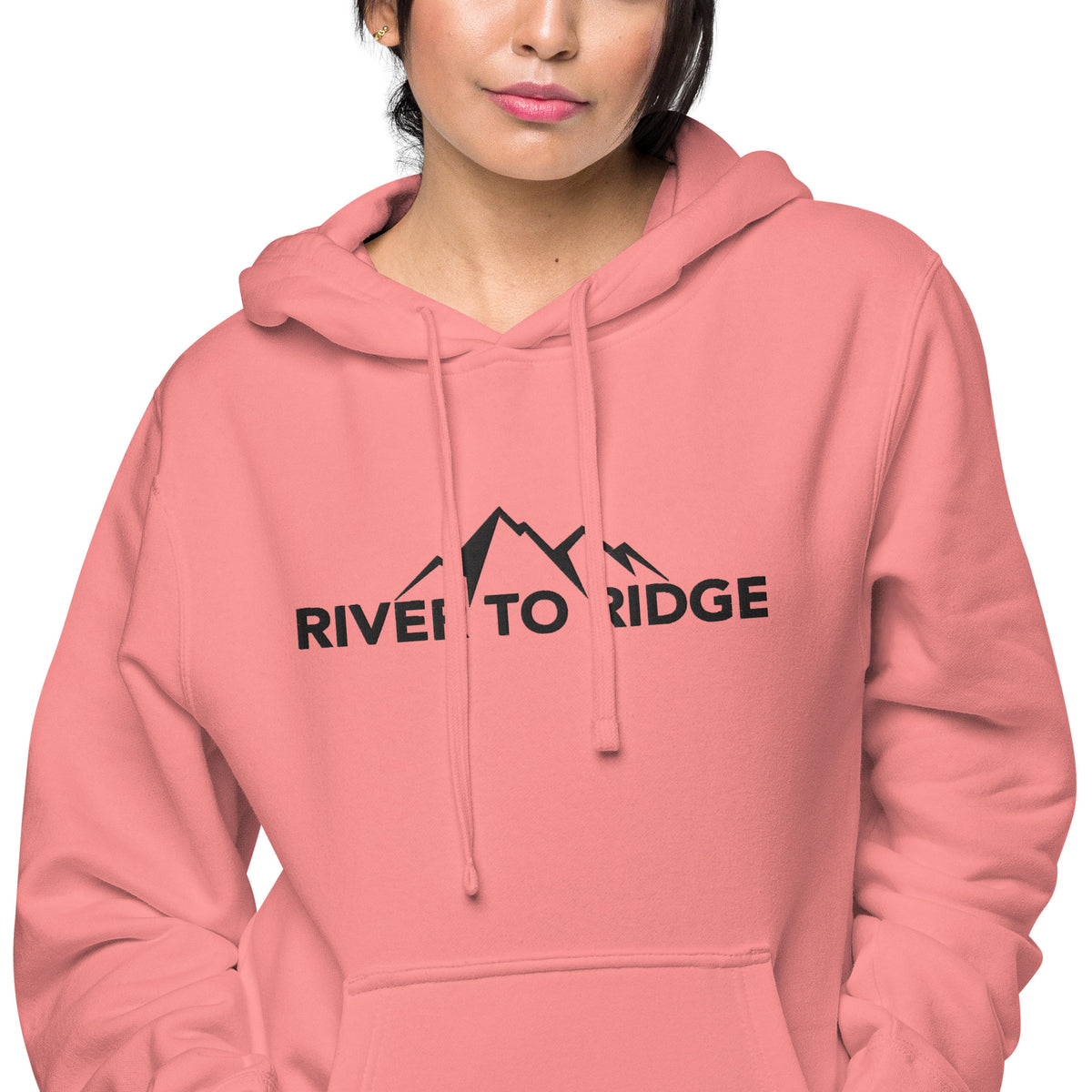 River to Ridge Embroidery Logo Premium Pigment-Dyed ULTRA Soft Hoodie ...